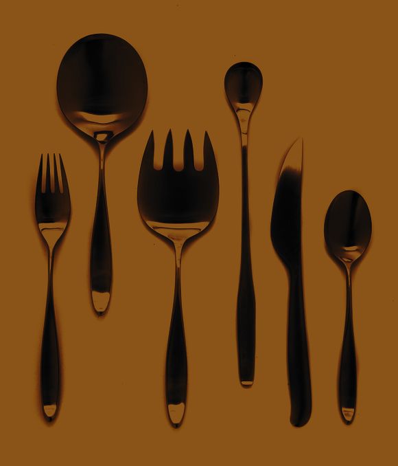 Bonhams : A Lauffer Germany stainless steel Design 2 flatware service ...