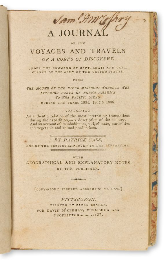 Bonhams : GASS, PATRICK. 1771-1870. A Journal of the Voyages and ...