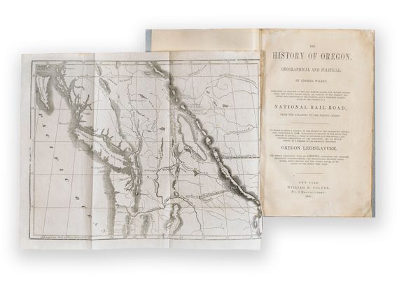 Bonhams : WILKES, GEORGE. 1820-1885. The History of Oregon ...