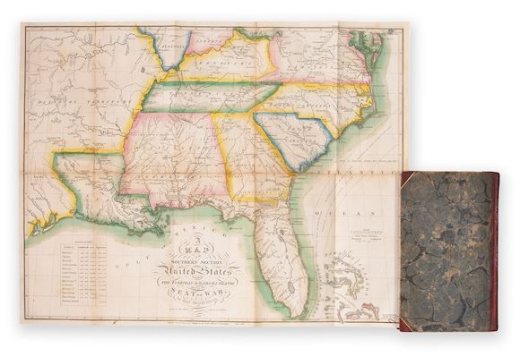 Bonhams : MELISH, JOHN. 1771-1822. A Military and Topographical Atlas ...