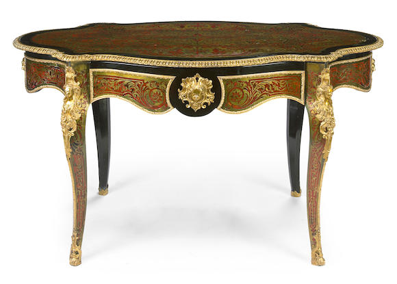 Bonhams A Napoleon Iii Gilt Bronze Mounted Brass And Tortoiseshell