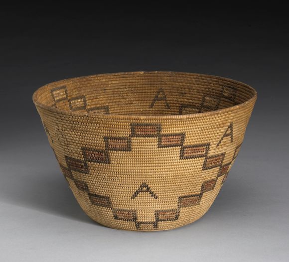 Bonhams : A Western Mono polychrome basket