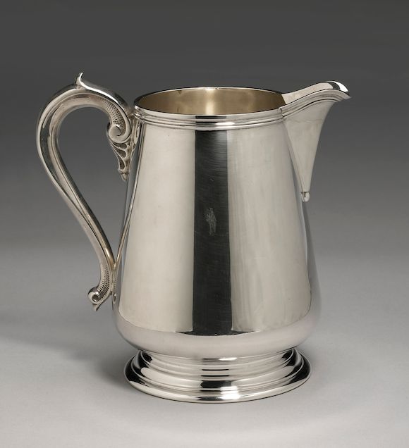 Bonhams : Sterling Reproduction Benjamin Faneuil Water Pitcher by Richard Dimes