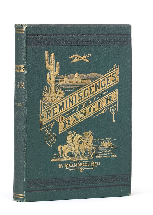 Bonhams : BELL, HORACE. 1830-1918. Reminiscences of a Ranger or, Early ...