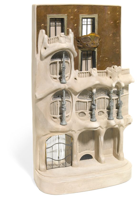 Bonhams : A Timothy Richards plaster model of Antoni Gaudi's Casa ...