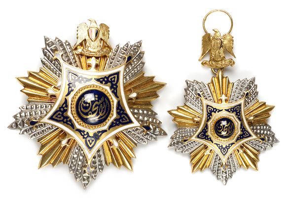 Bonhams : 2 Piece Egyptian Order of Merit, awarded to Harry Hoogstraal