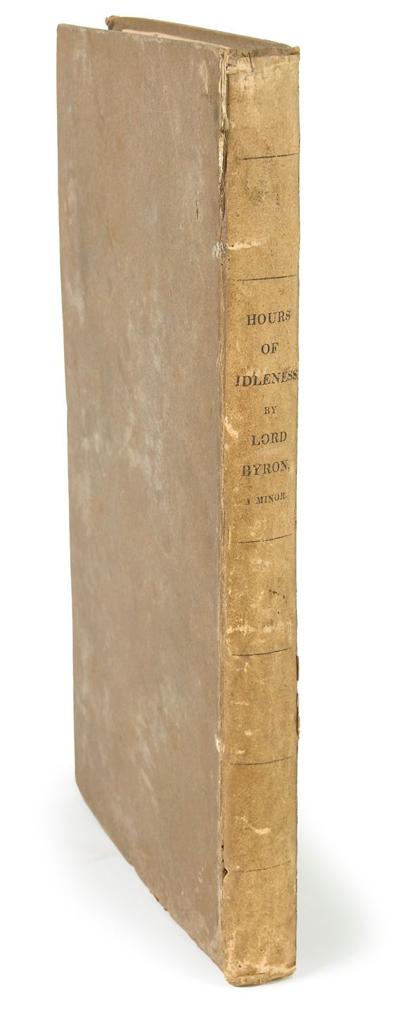 Bonhams : BYRON, GEORGE GORDON NOEL, LORD. 1788-1824.