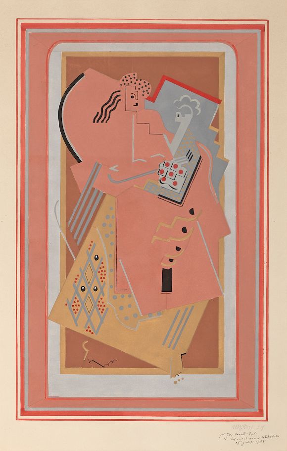 Bonhams : Albert Gleizes (French, 1881-1953); Femme et Enfant;