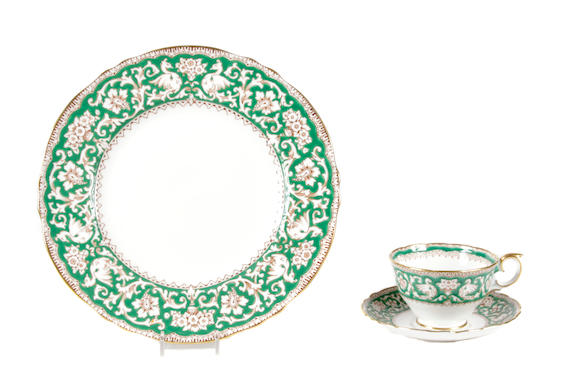 Bonhams A Crown Staffordshire Porcelain Part Dinner And Tea Service
