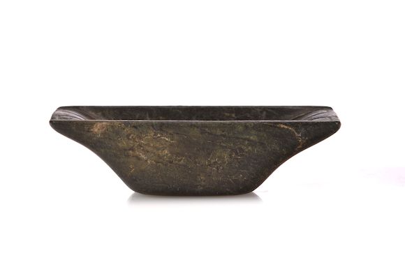 Bonhams : Olmec Stone Snuff Tray Middle Preclassic, ca. 950 - 400 B.C.