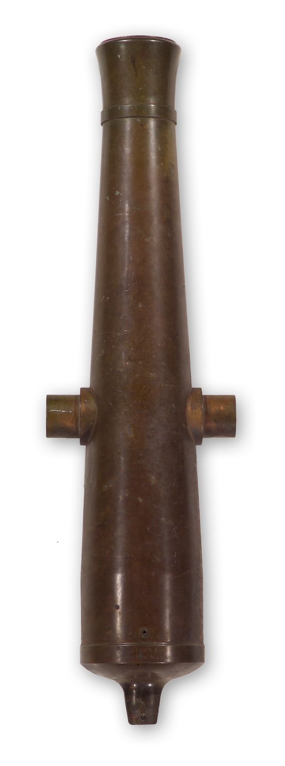 Bonhams : A rare 6-pounder bronze naval gun by Cyrus Alger & Company of ...