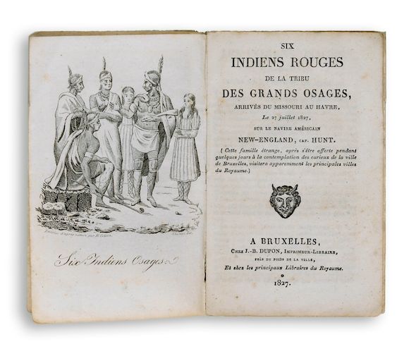 Bonhams : [OSAGES DELEGATION.] Six Indiens rouges de la tribu des ...