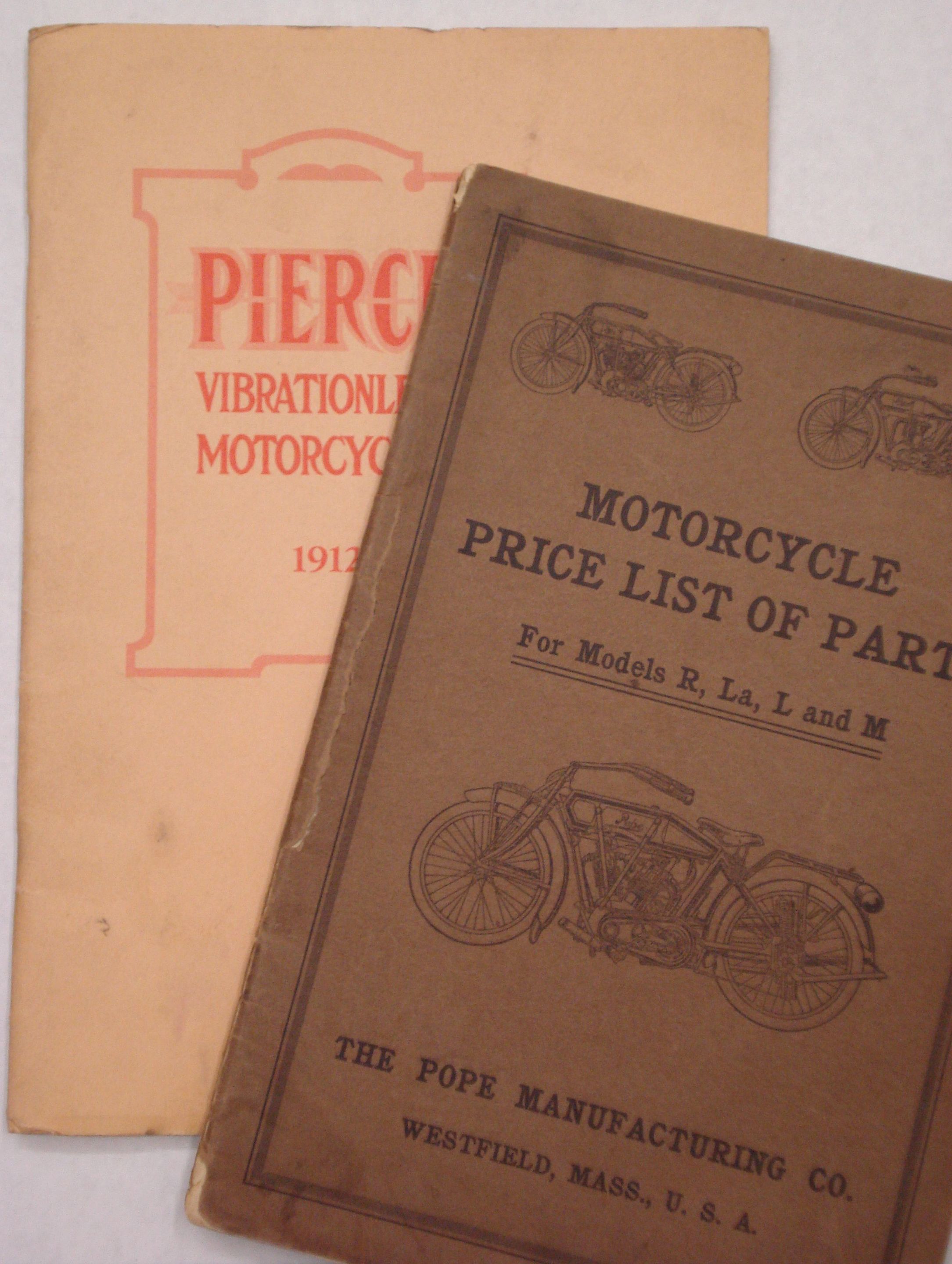 Bonhams Cars : A Pierce 'Vibrationless Motorcycles' 1912 range brochure,