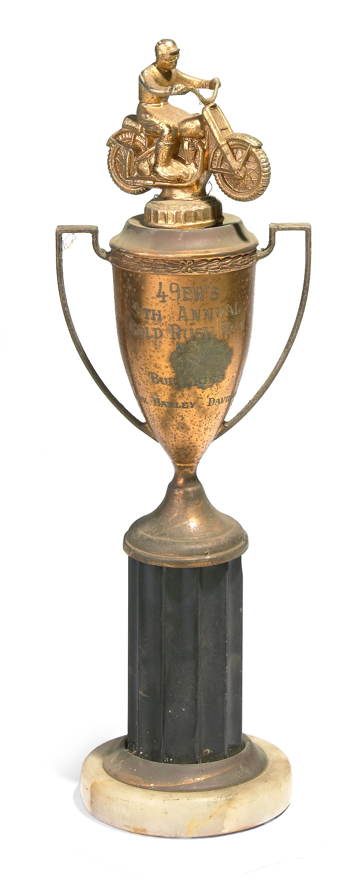 Bonhams Cars : The 49er's 5th Annual Gold Rush Run trophy, 1953,
