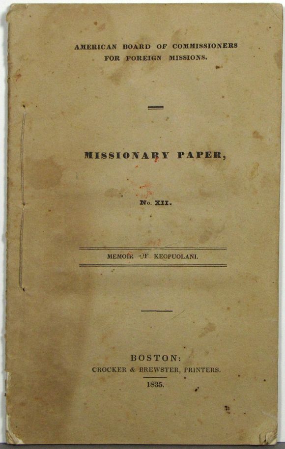 Bonhams : AMERICAN BOARD OF COMMISSIONERS FOR FOREIGN MISSIONS ...