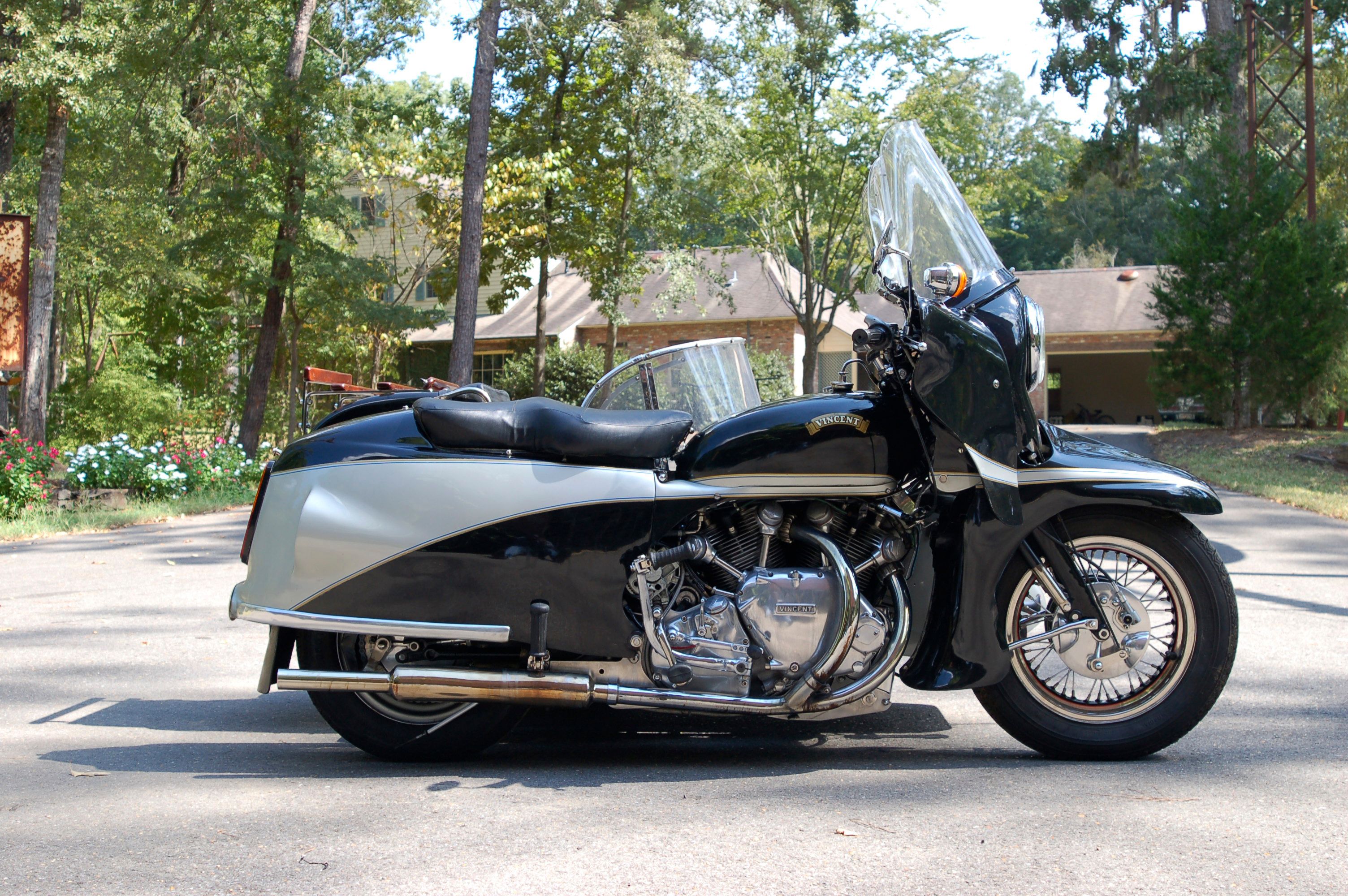 Bonhams Cars : One-of-a-kind combination,c.1952 Vincent Black Knight ...