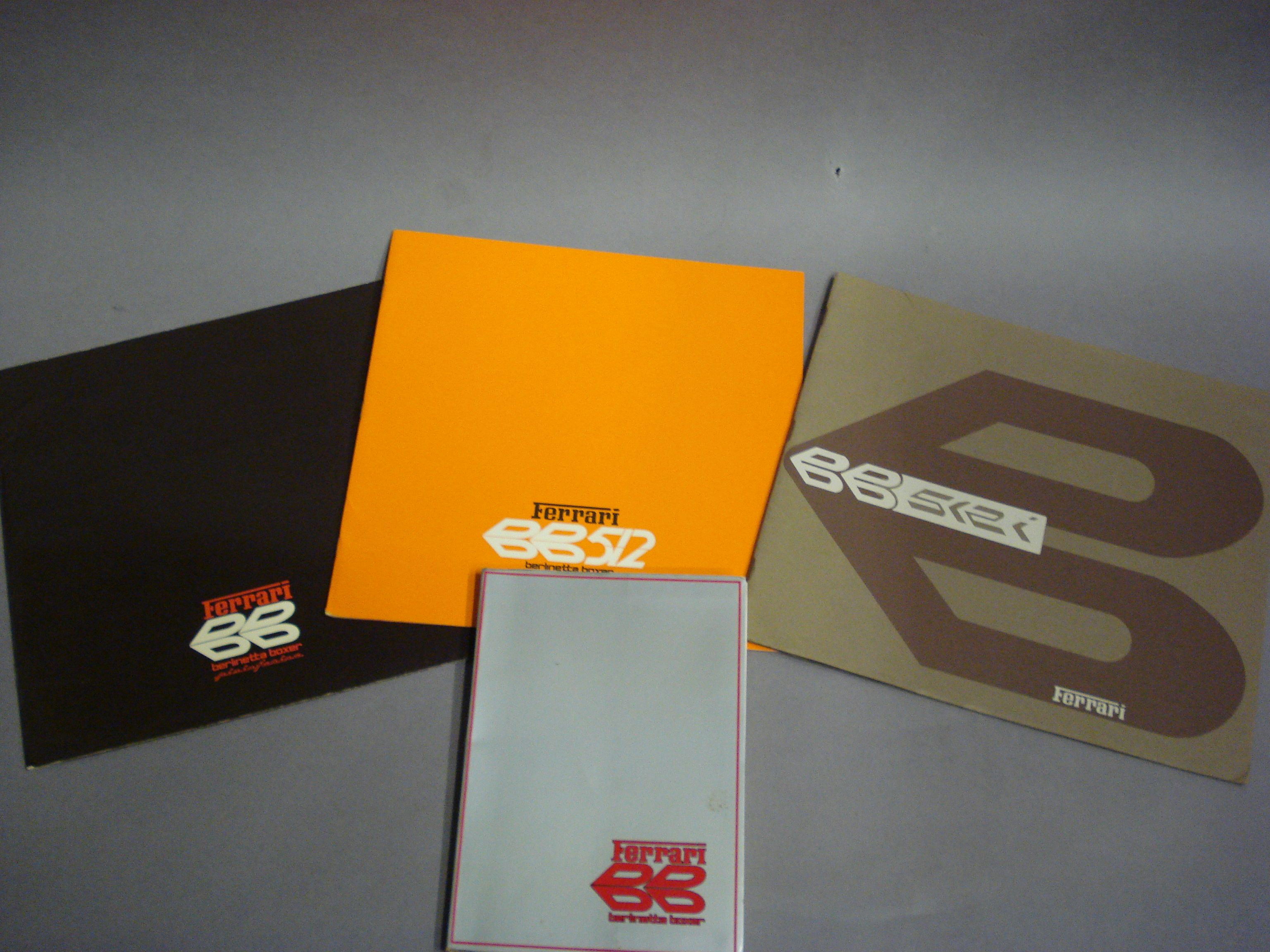 Bonhams Cars : A good selection of Ferrari Berlinetta Boxer literature,