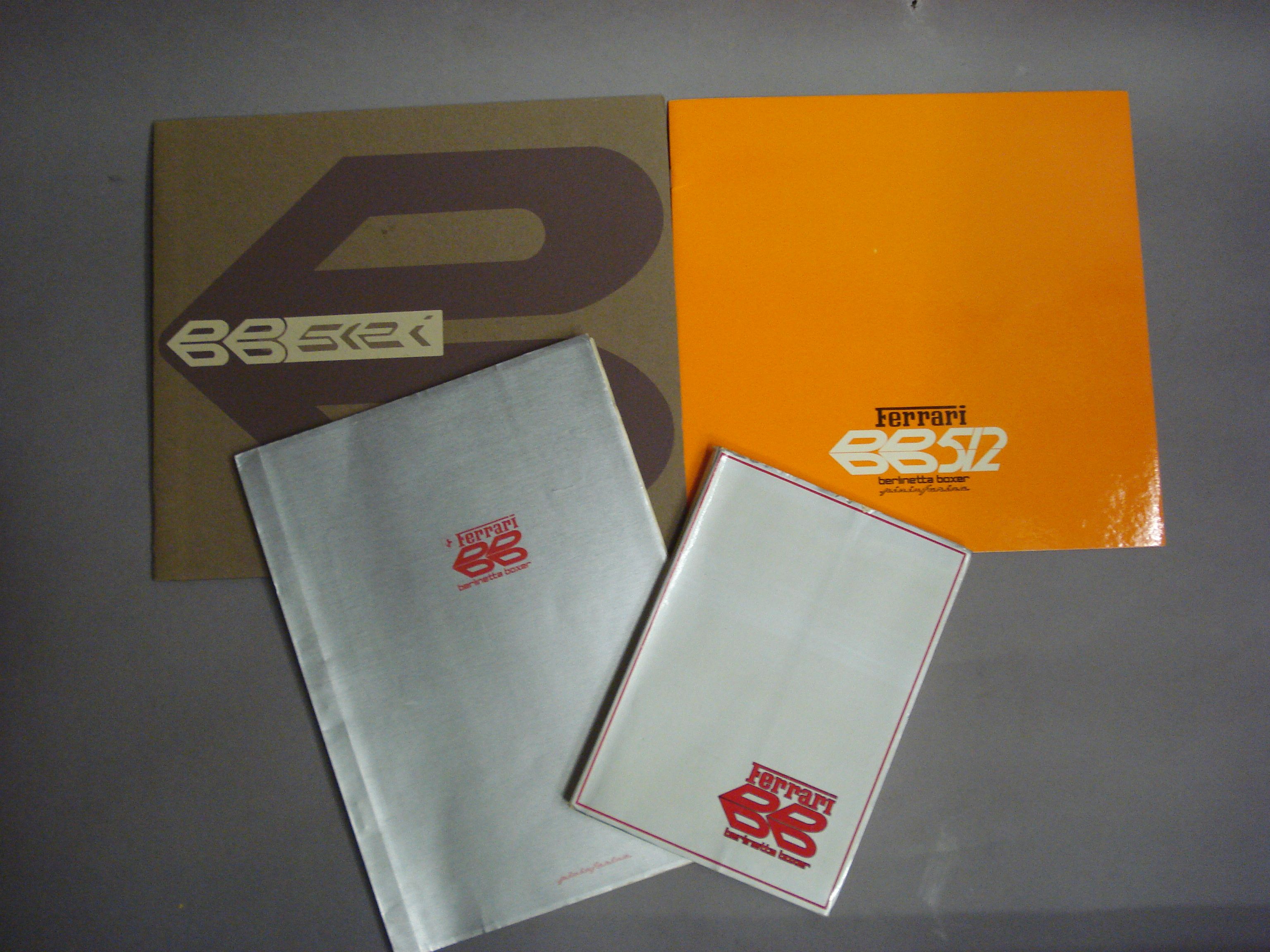 Bonhams Cars : A good selection of Ferrari Berlinetta Boxer literature,