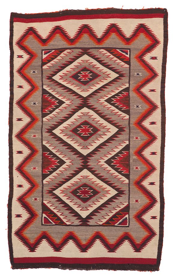 Bonhams : A Navajo Red Mesa rug