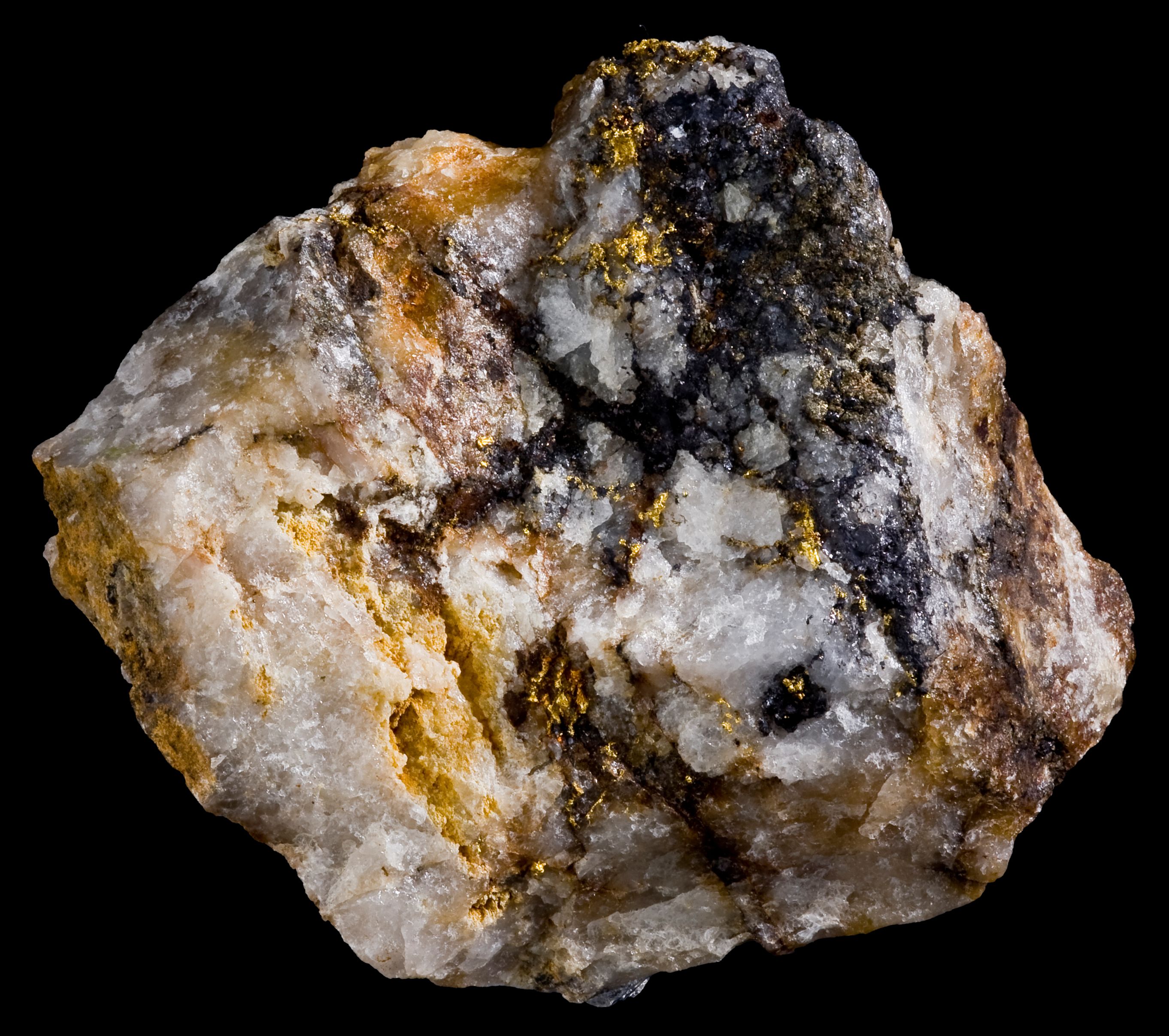 Very Rare and Impressive Native Gold-in-Quartz - auctions & price archive