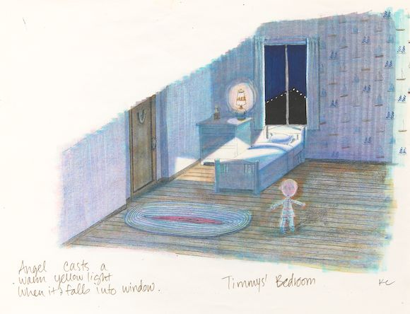Bonhams : A color study of Timmy's bedroom from "Nightmare Before ...