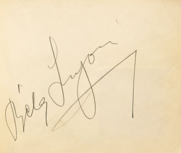 Bonhams : A Bela Lugosi, Joan Crawford and many others collection of ...