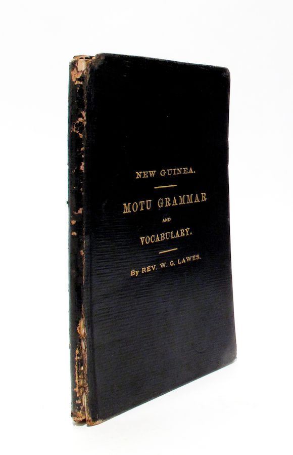 Bonhams : LAWES, WILLIAM GEORGE. 1839-1907. Grammar and Vocabulary of ...