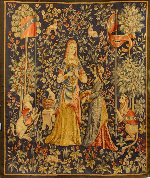 Bonhams : A Renaissance Revival needlepoint panel