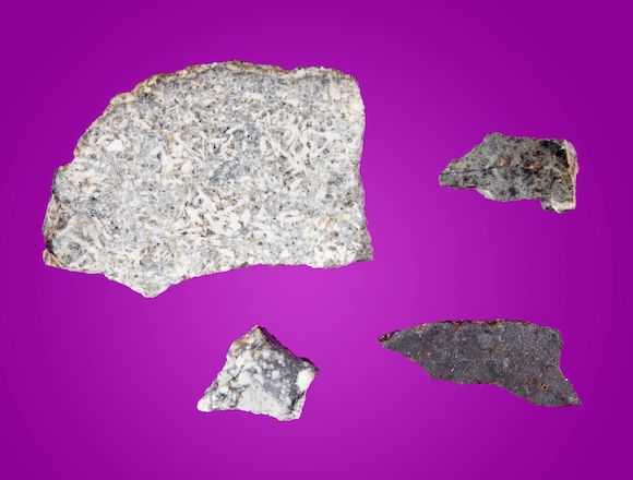 Bonhams : Four Planetary Meteorite Specimens