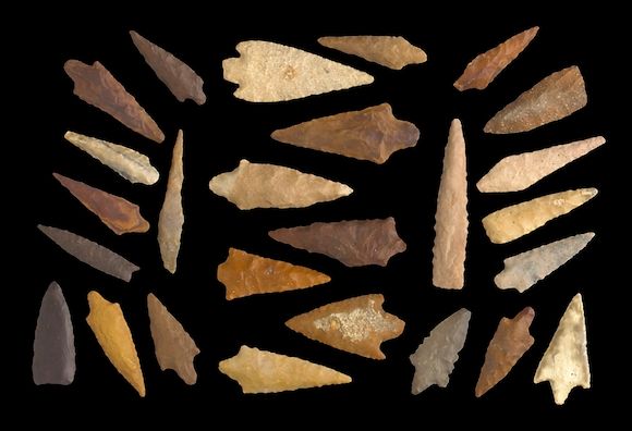 Bonhams : A Collection of Twenty-six Neolithic Points