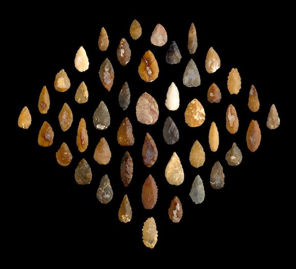 Bonhams : A Collection of Forty-seven Neolithic Points