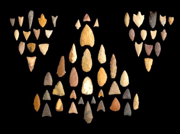 Bonhams : A Collection of Fifty-six Neolithic Points