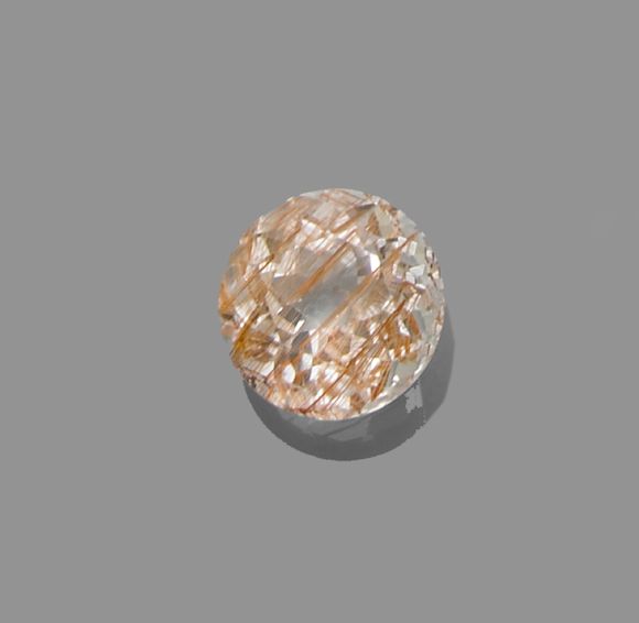 Bonhams : Rutilated Topaz, otherwise known as Limonite-stained Topaz