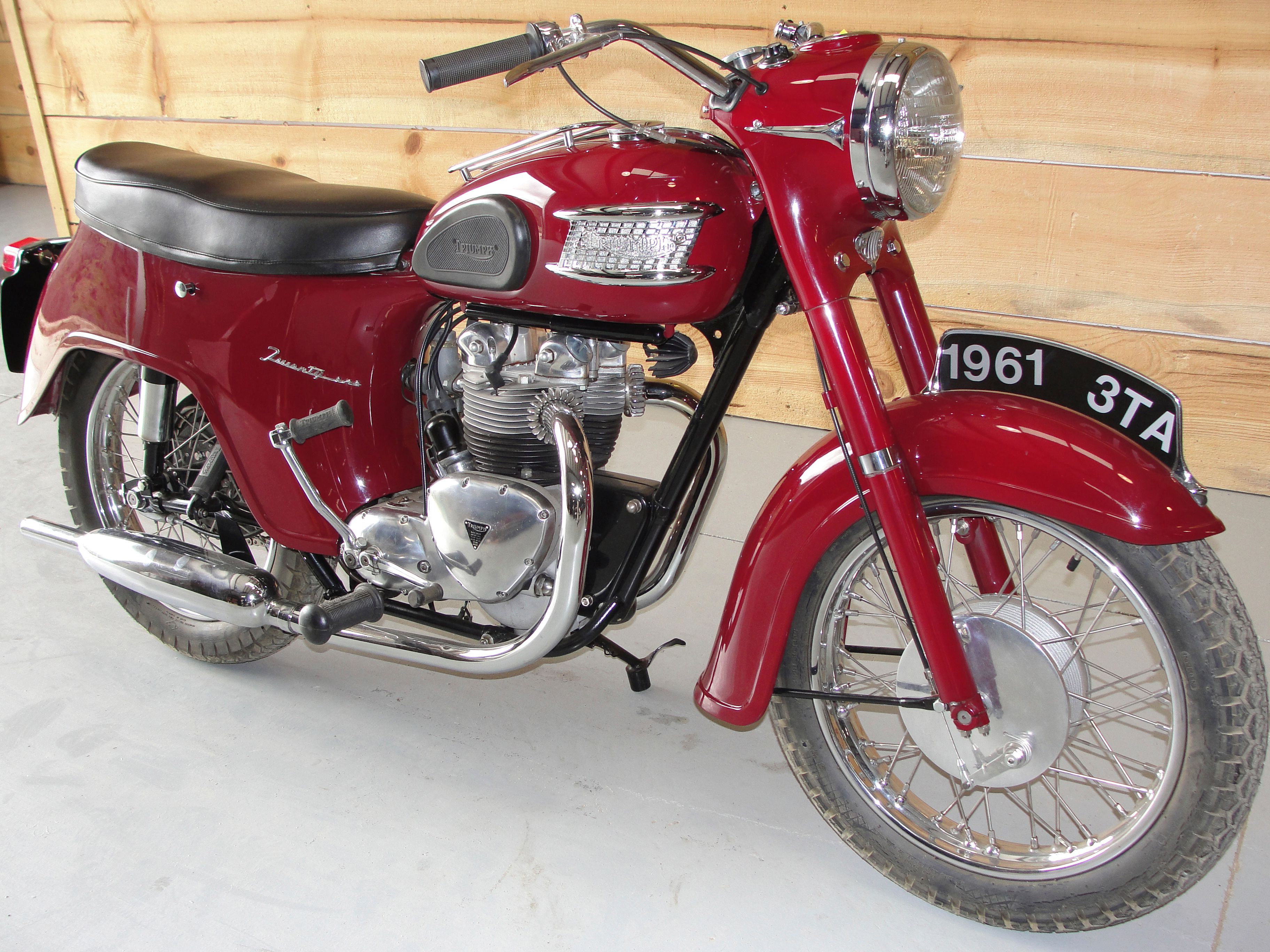 Bonhams Cars : 1961 Triumph 3TA "Bathtub" Frame no. H25063 Engine no ...