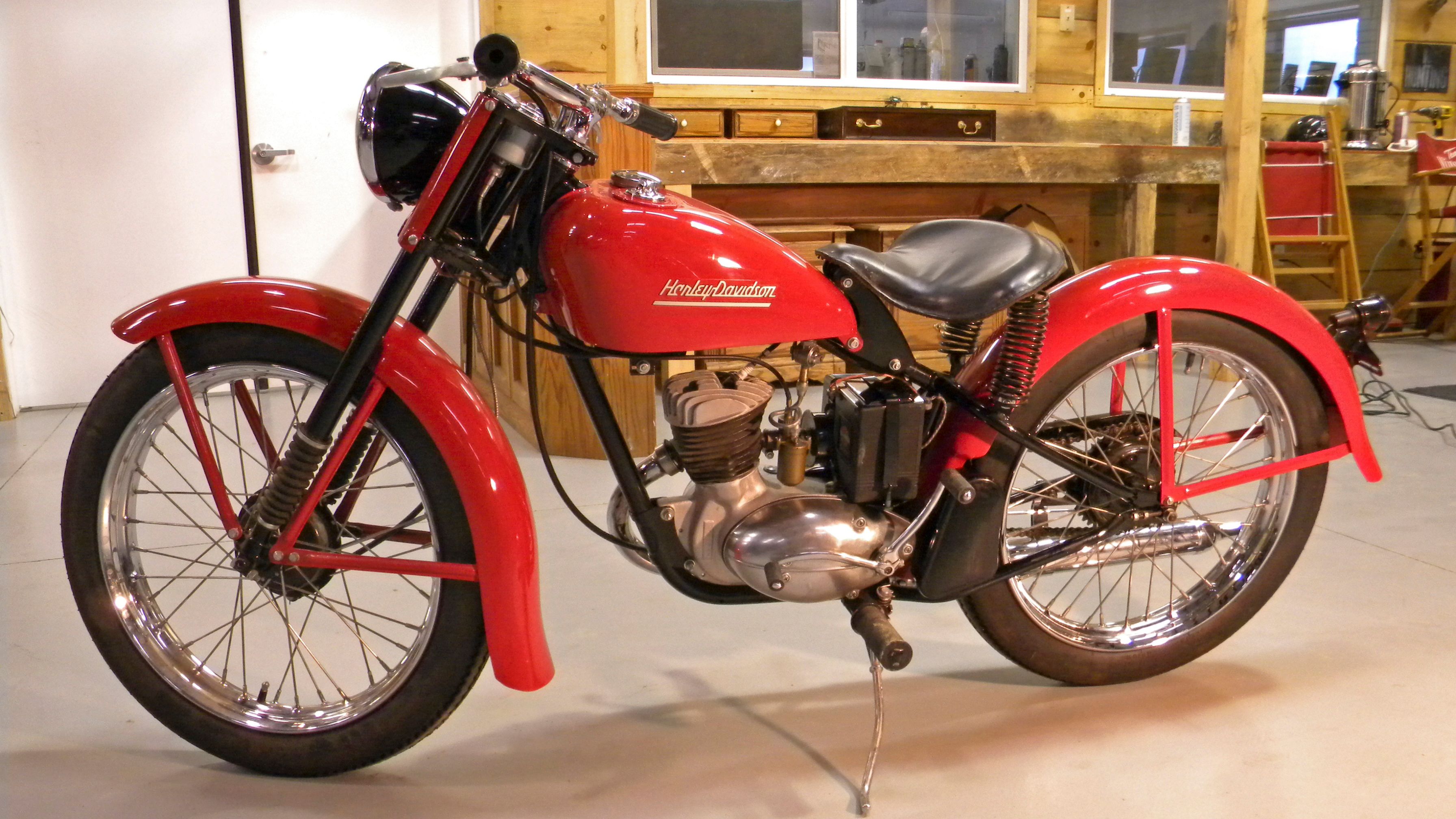 Bonhams Cars : 1949 Harley-Davidson ST125 "Hummer" Engine no. 49S4713