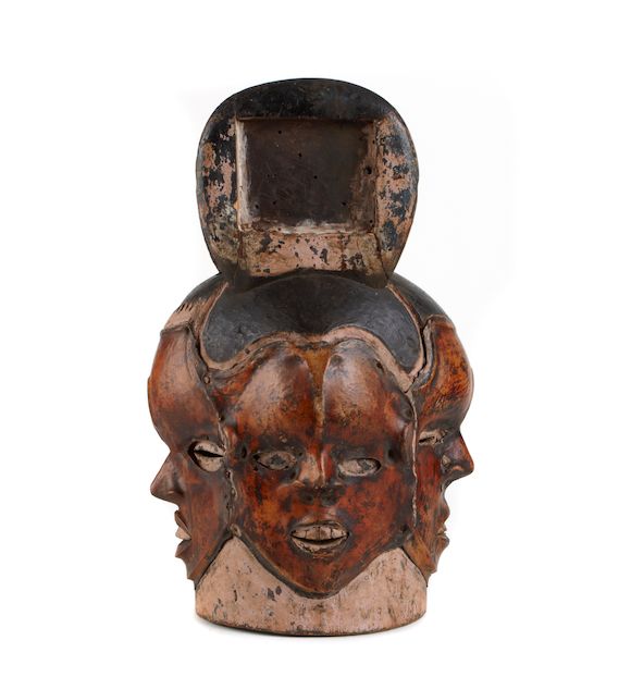 Bonhams : An Ekoi four face helmet mask