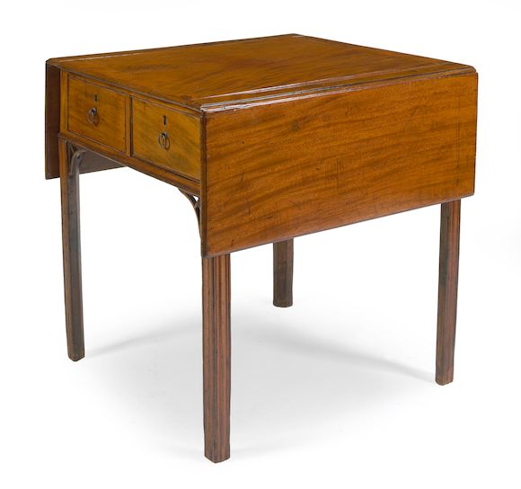 Bonhams : An unusual George III mahogany artist's pembroke table fourth ...