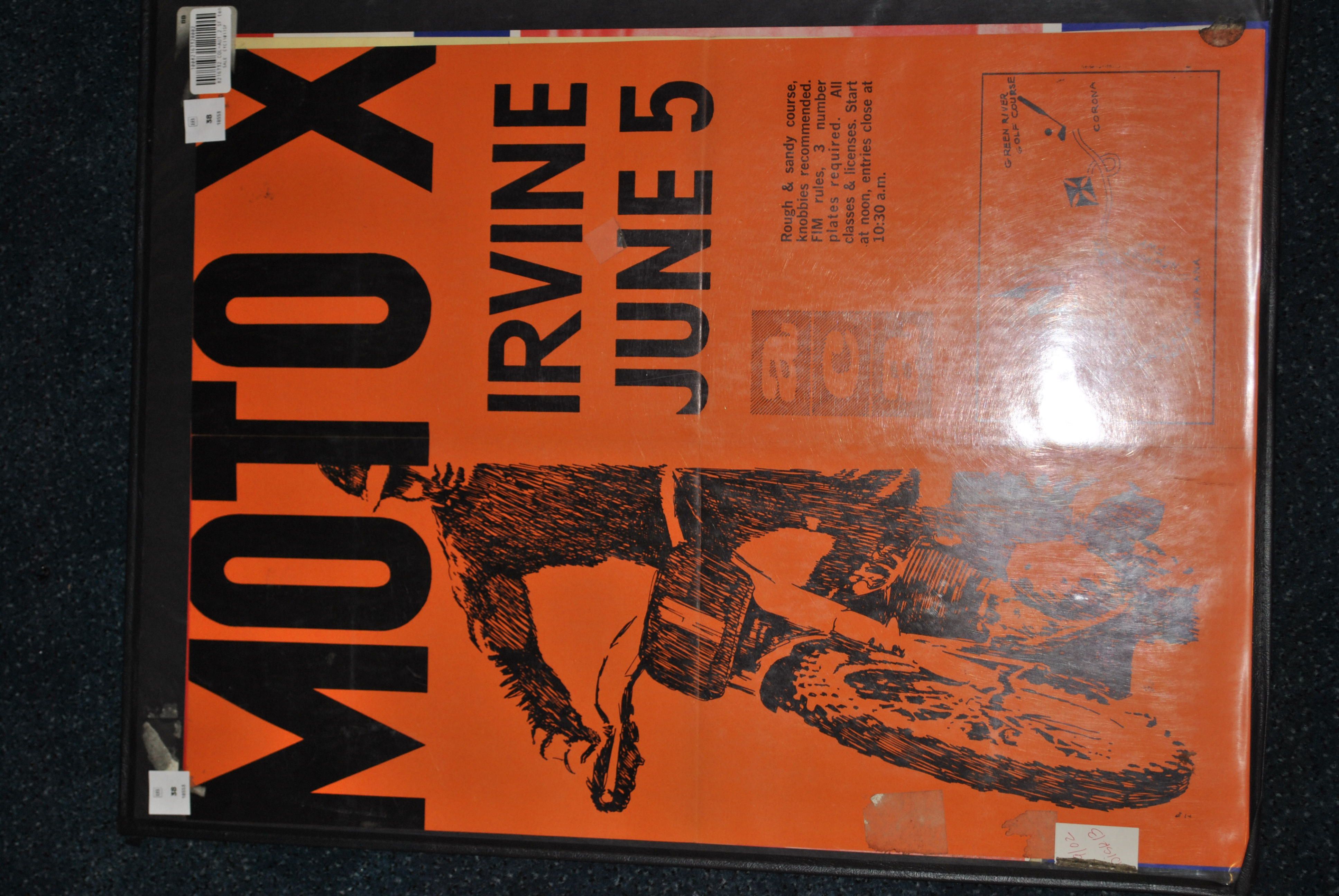 Bonhams Cars : Four 1960s Motorcycle posters,
