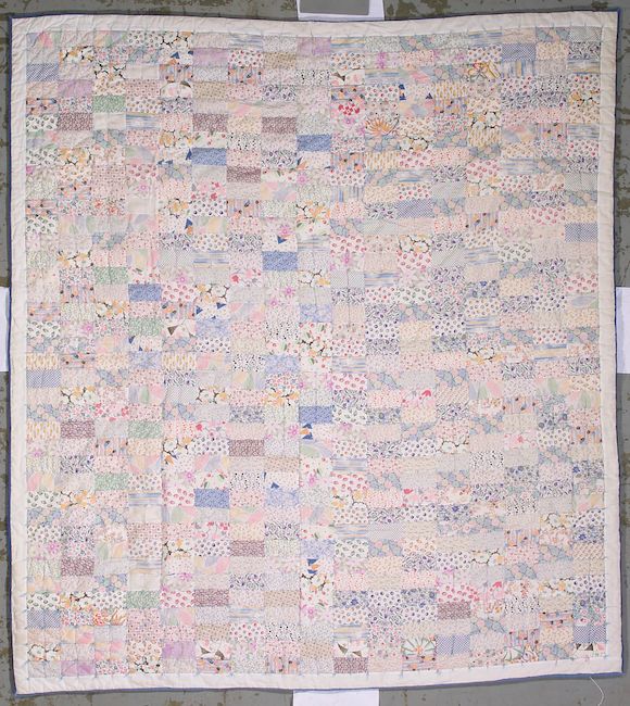 Bonhams : A cotton patchwork quilt