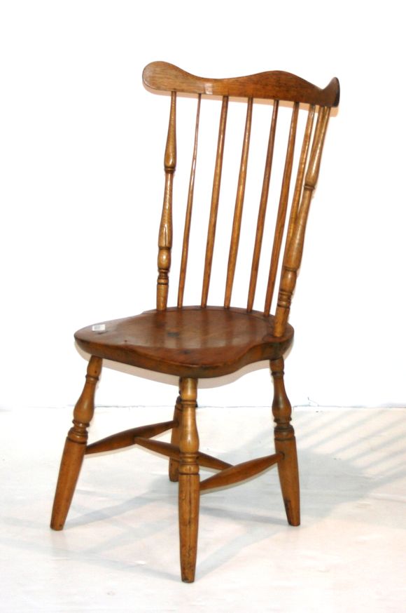 Bonhams : A Windsor fan back side chair late 18th / early 19th century