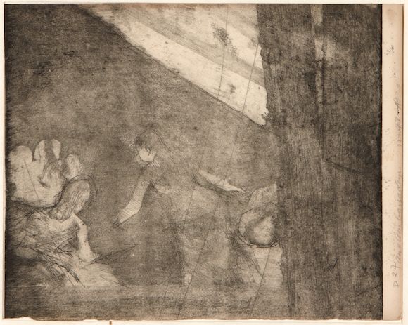 Bonhams : Edgar Degas (French, 1834-1917); Aux Ambassadeurs;