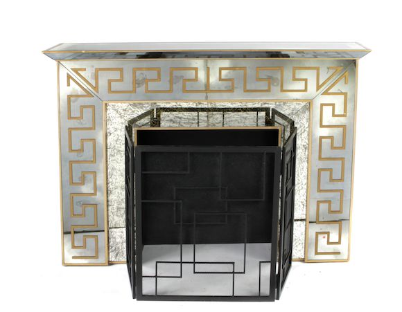 Bonhams : A parcel-gilt, mirrored, etched and illuminated glass ...