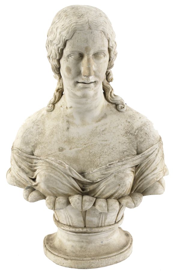 Bonhams : An Italian marble portrait bust of a lady Lawrence MacDonald ...