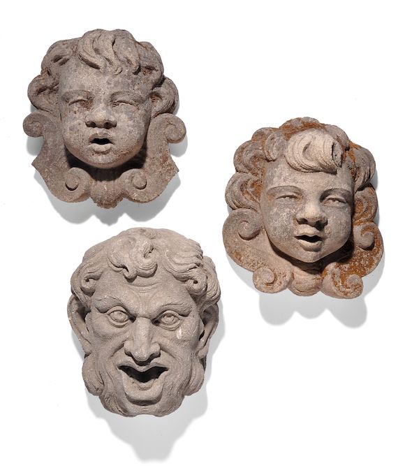 Bonhams : A pair of Italian Renaissance style Vicenza stone fountain ...