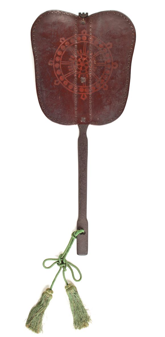 Bonhams : A gunpai (General's war fan) 18th century