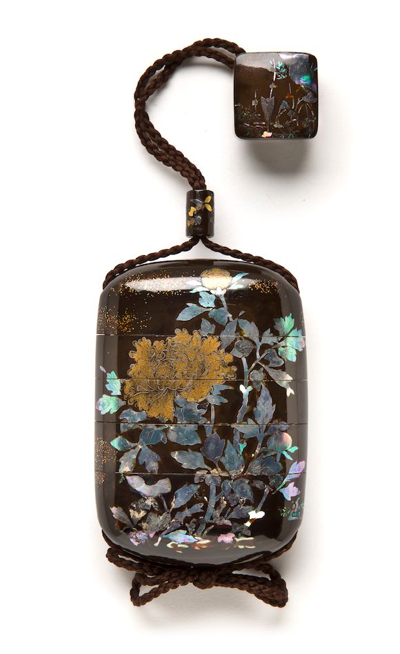Bonhams : A four-case Somada-style inro Edo period, 19th century