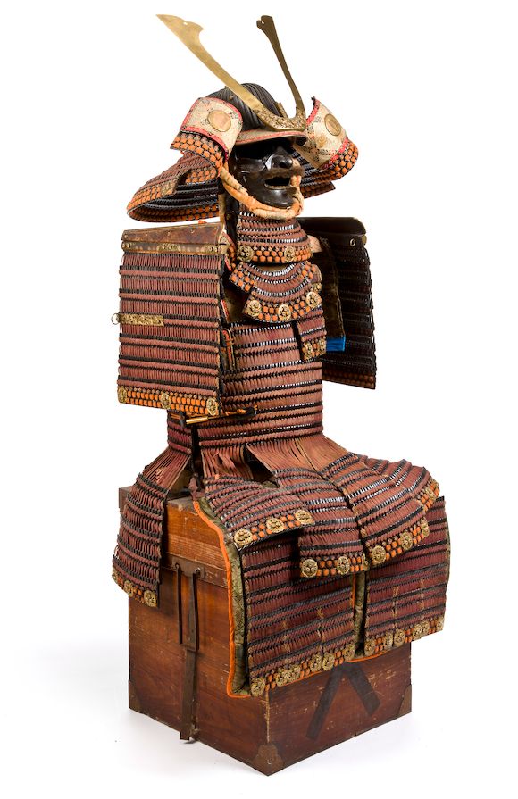 Bonhams : A Saotome school helmet with a maru do Helmet by Saotome ...