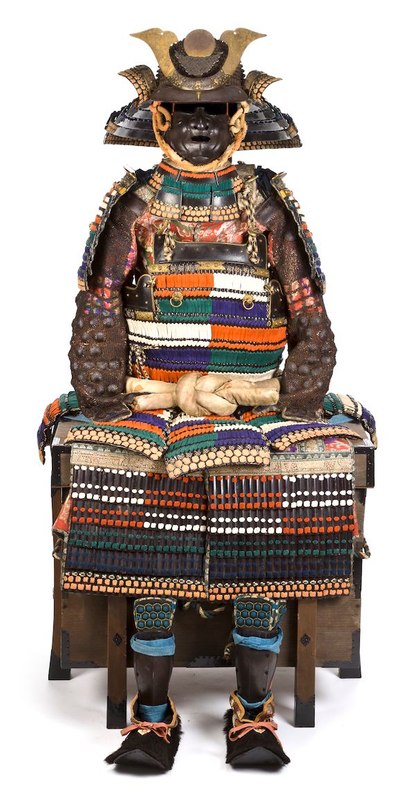 Bonhams : A good iroiro odoshi do-maru armor Edo period, 19th century
