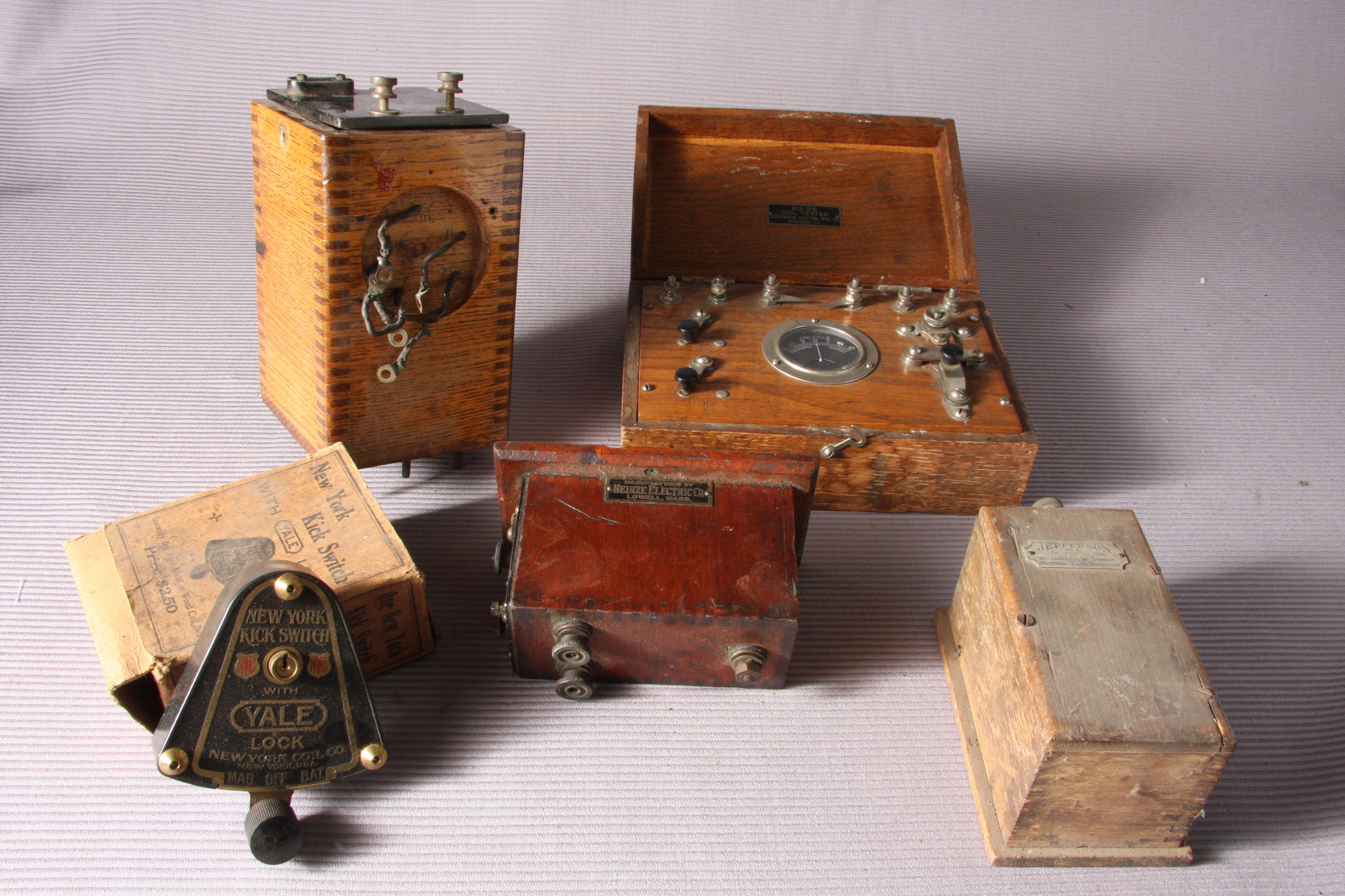 Bonhams Cars : A selection of coil boxes,