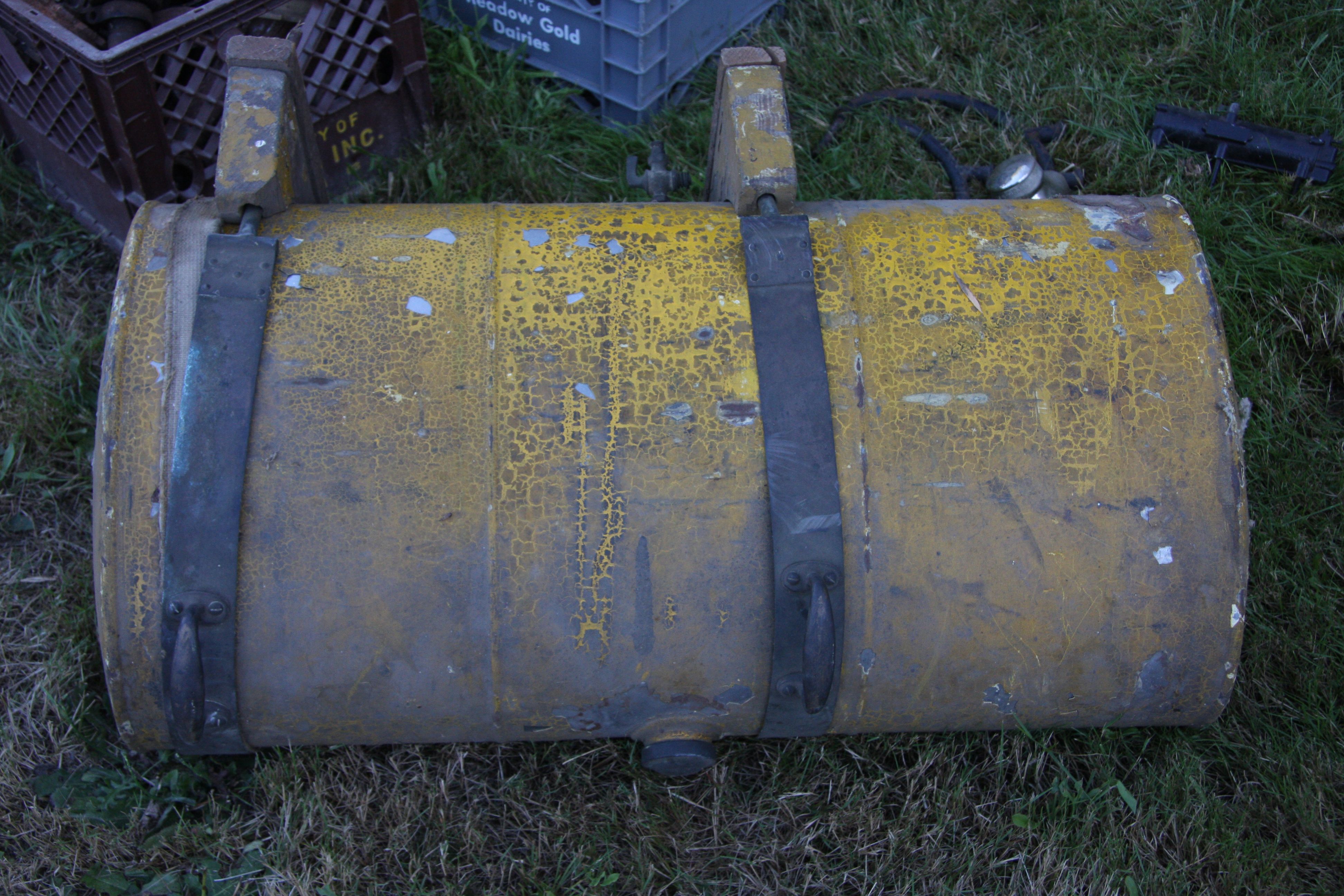 Bonhams Cars : A brass era Speedster fuel tank,